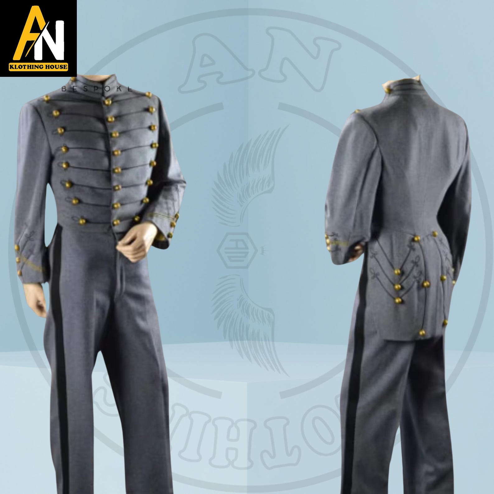 Authentic Men's 1950s Corps of Cadets Fancy Jacket | Vintage Denim ...