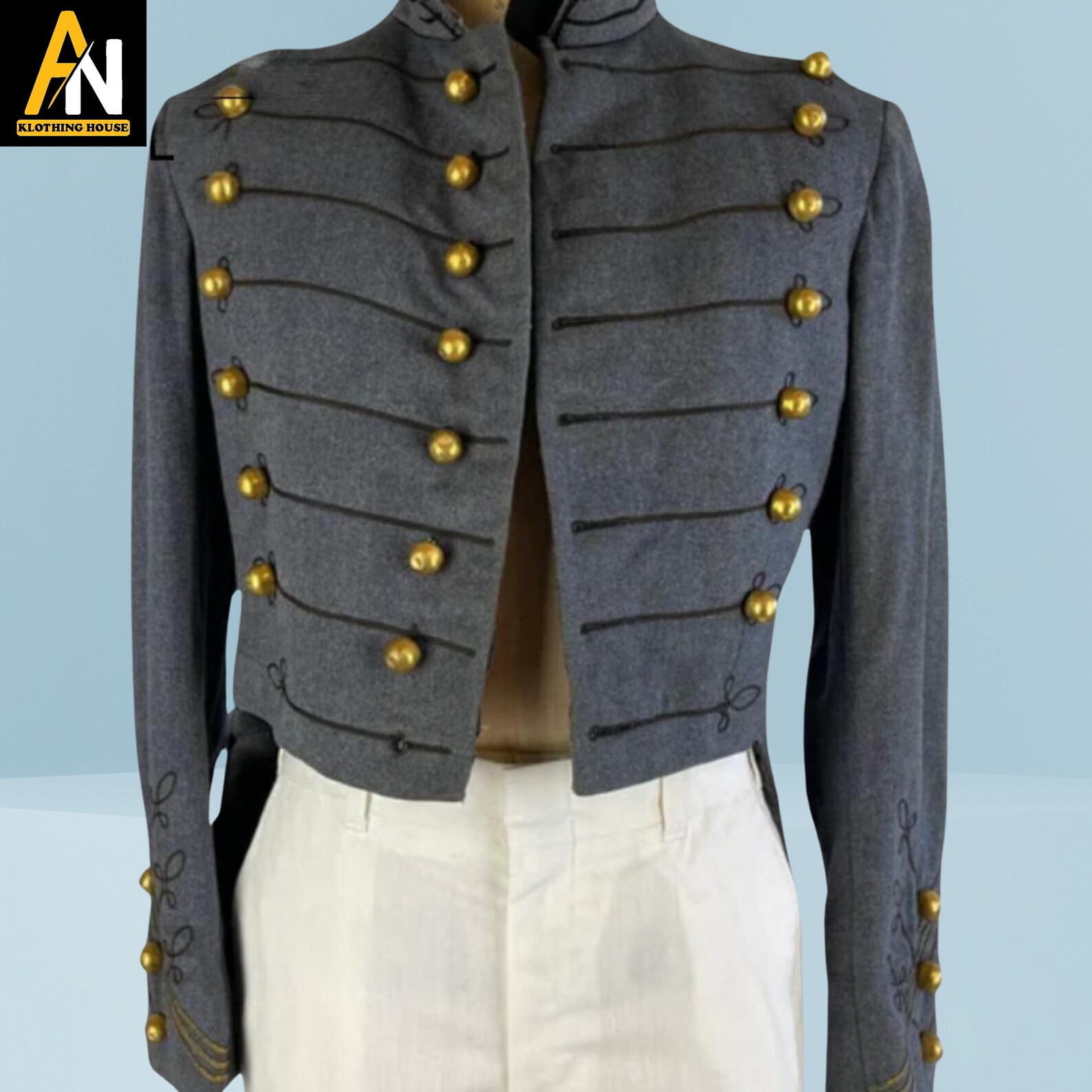 Authentic Men's 1950s Corps of Cadets Fancy Jacket | Vintage Denim ...