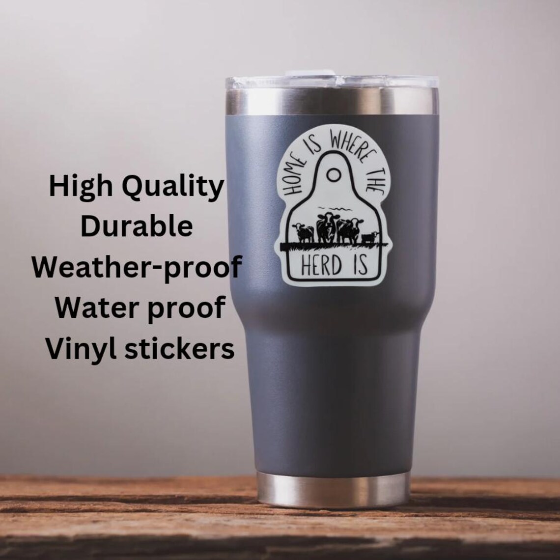 Cattle Sticker - Home is Where the Herd is Sticker - Planner Sticker ...