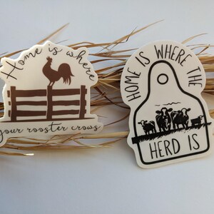 Cattle Sticker - Home is Where the Herd is Sticker - Planner Sticker ...