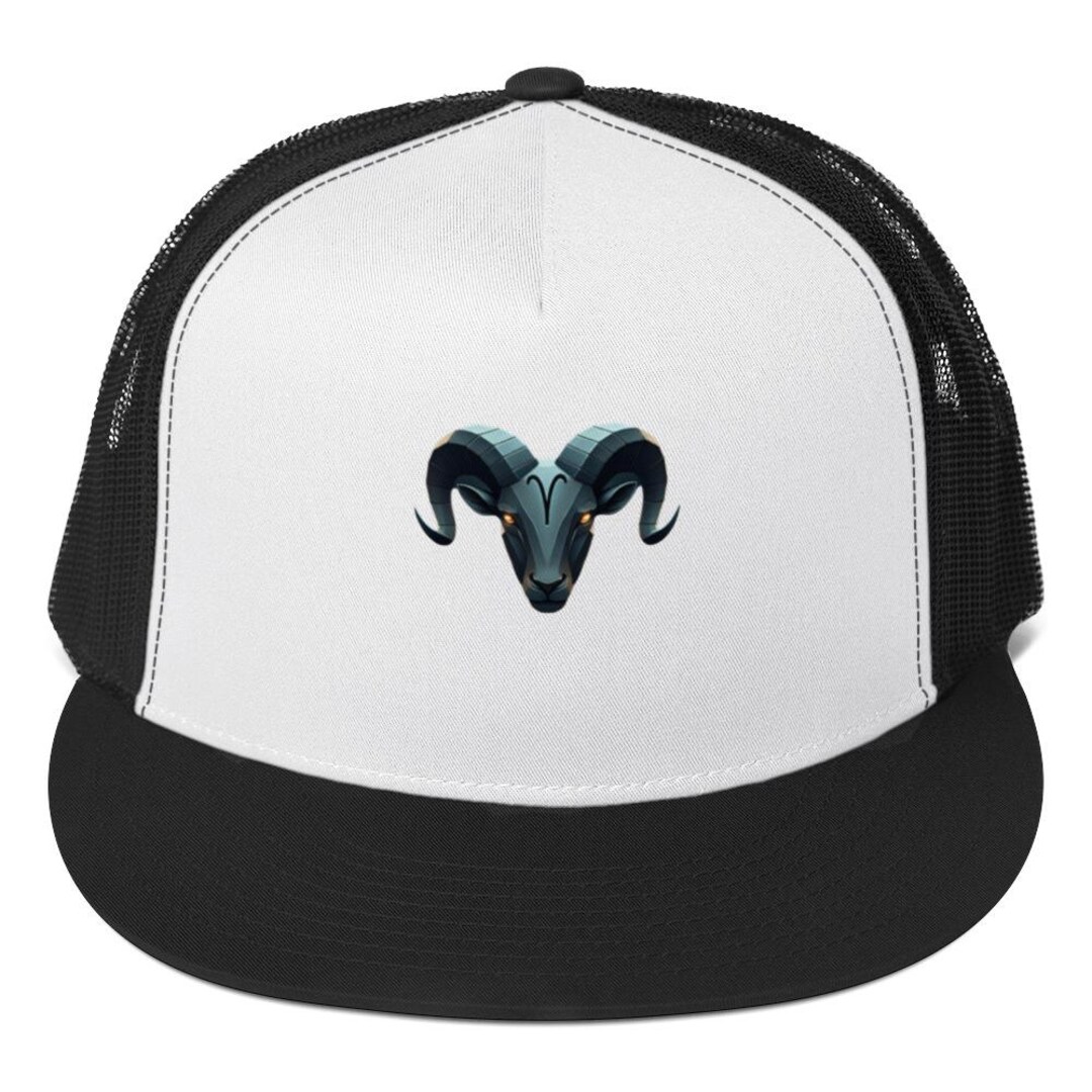 Aries Custom Trucker Hat, 5 Panel Hat, Ram, Astrology Gifts - Etsy