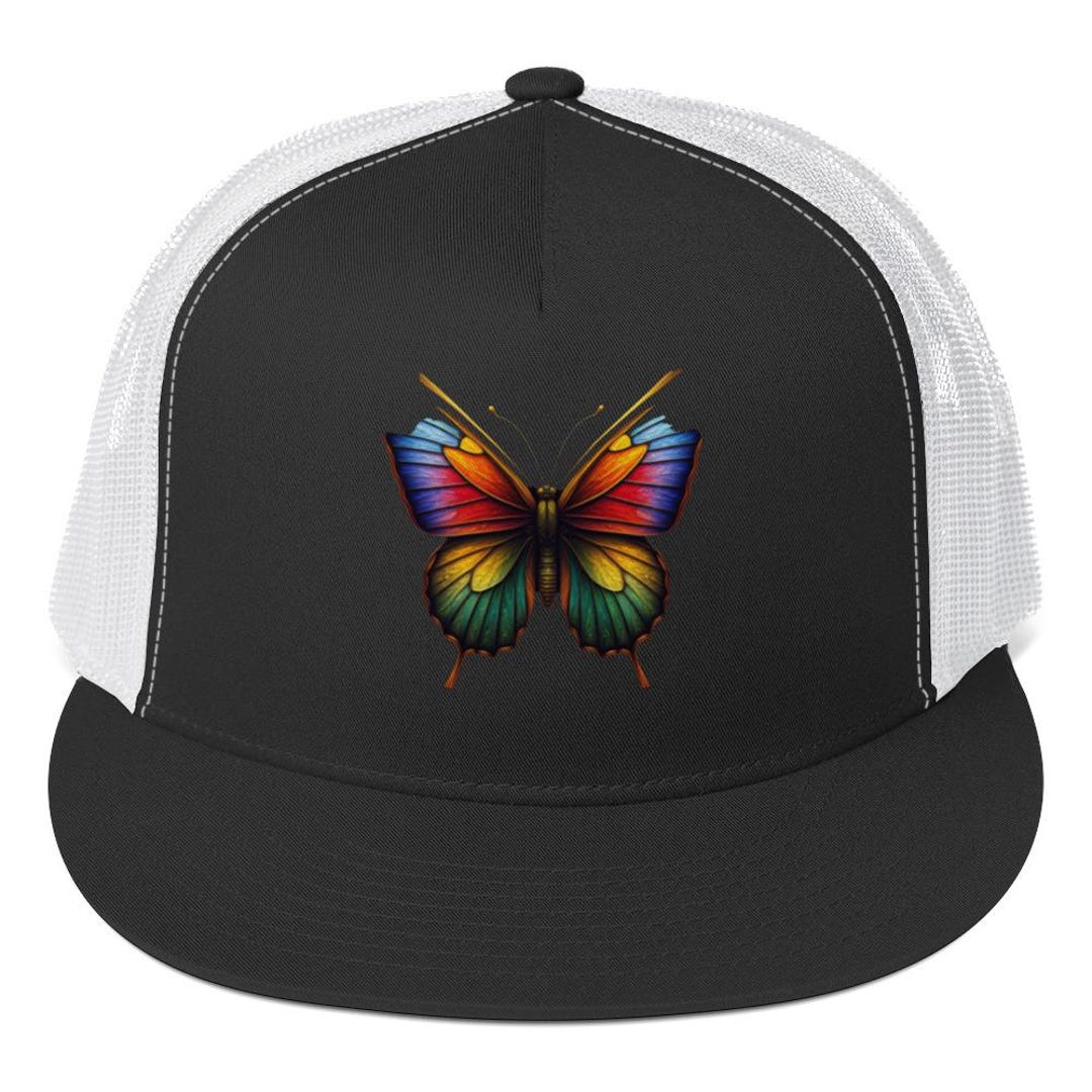 Butterfly 1 Custom Trucker Hat, 5 Panel Hat, Teenage Girl Gifts, 16th ...