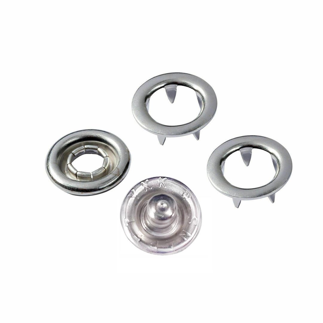 YKK Snap Poppers Fasteners Prong Ring Studs Buttons for Clothing Kids ...