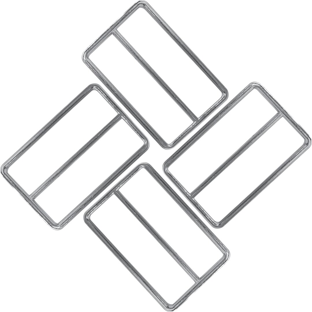 50mm Tri-glide Metal 3-bar Slider Buckle Adjustable Fasteners for ...