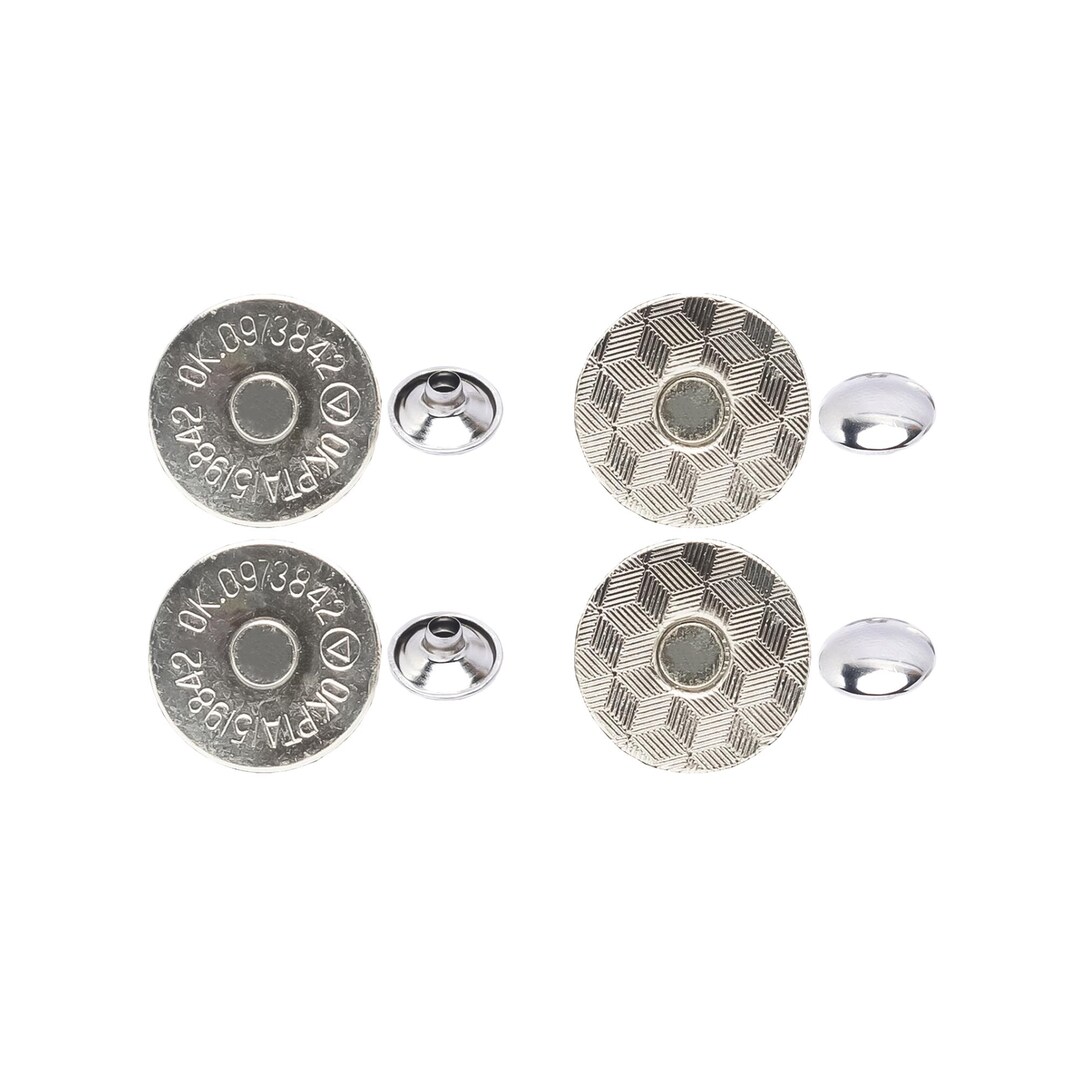 8mm Double Cap Rivets, 14mm Magnetic Snap Clasps, 15mm S Spring Press ...