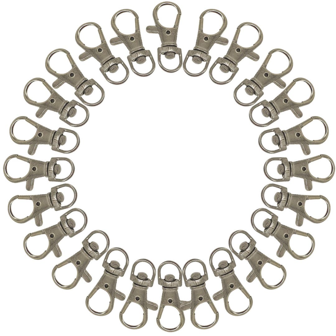 10mm Lobster Claw Clasp Trigger Clip Swivel Hook With Keyring for ...