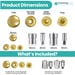 15mm S-spring Press Studs, Green Machine Compatible Die Set, 10 Sets - Etsy