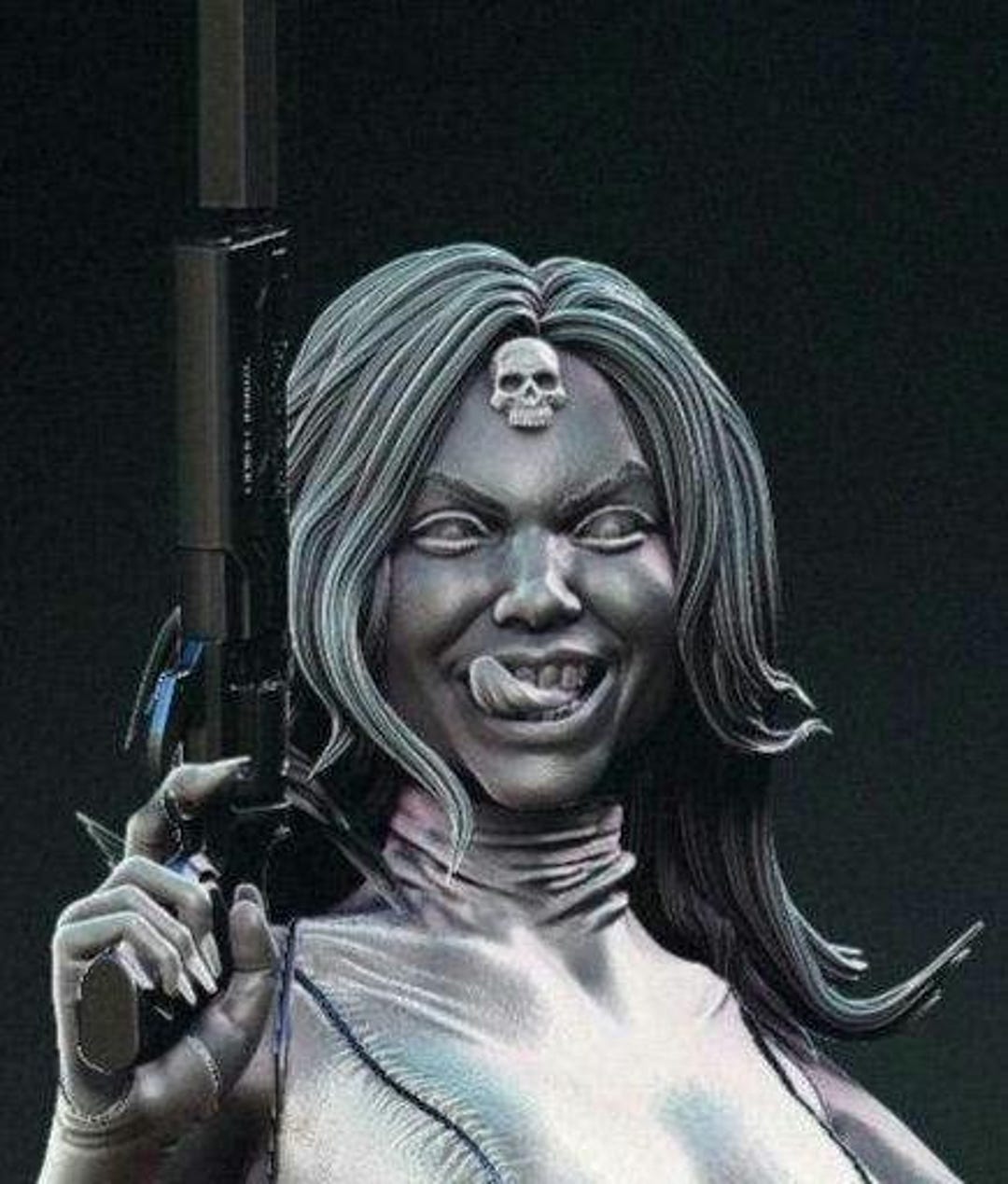 Mystique, Fan-art Figure to Paint, Inspired by Comics, Marvel. A Nice ...