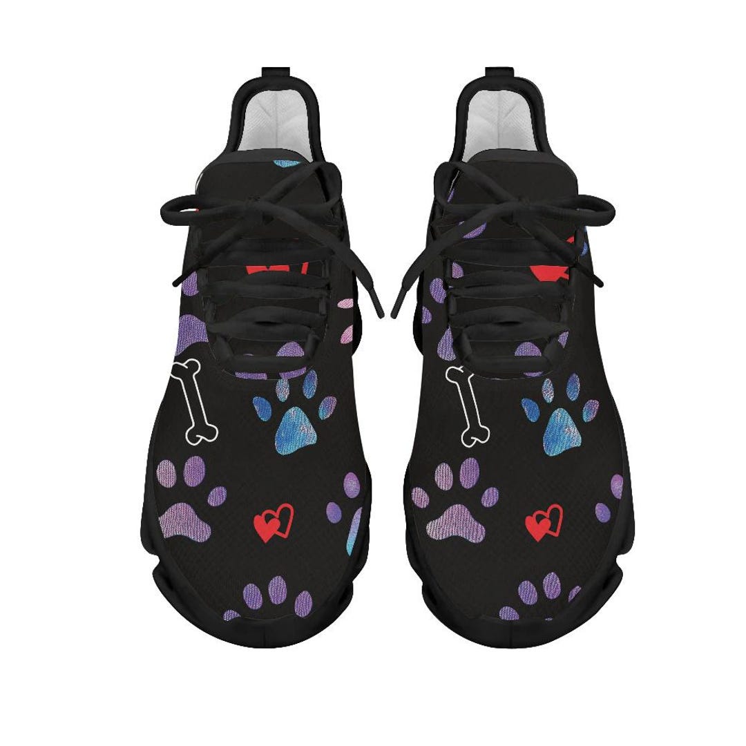 Paw Print Sneakers, Custom Dog Paw Print Shoes, Personalized Pet ...