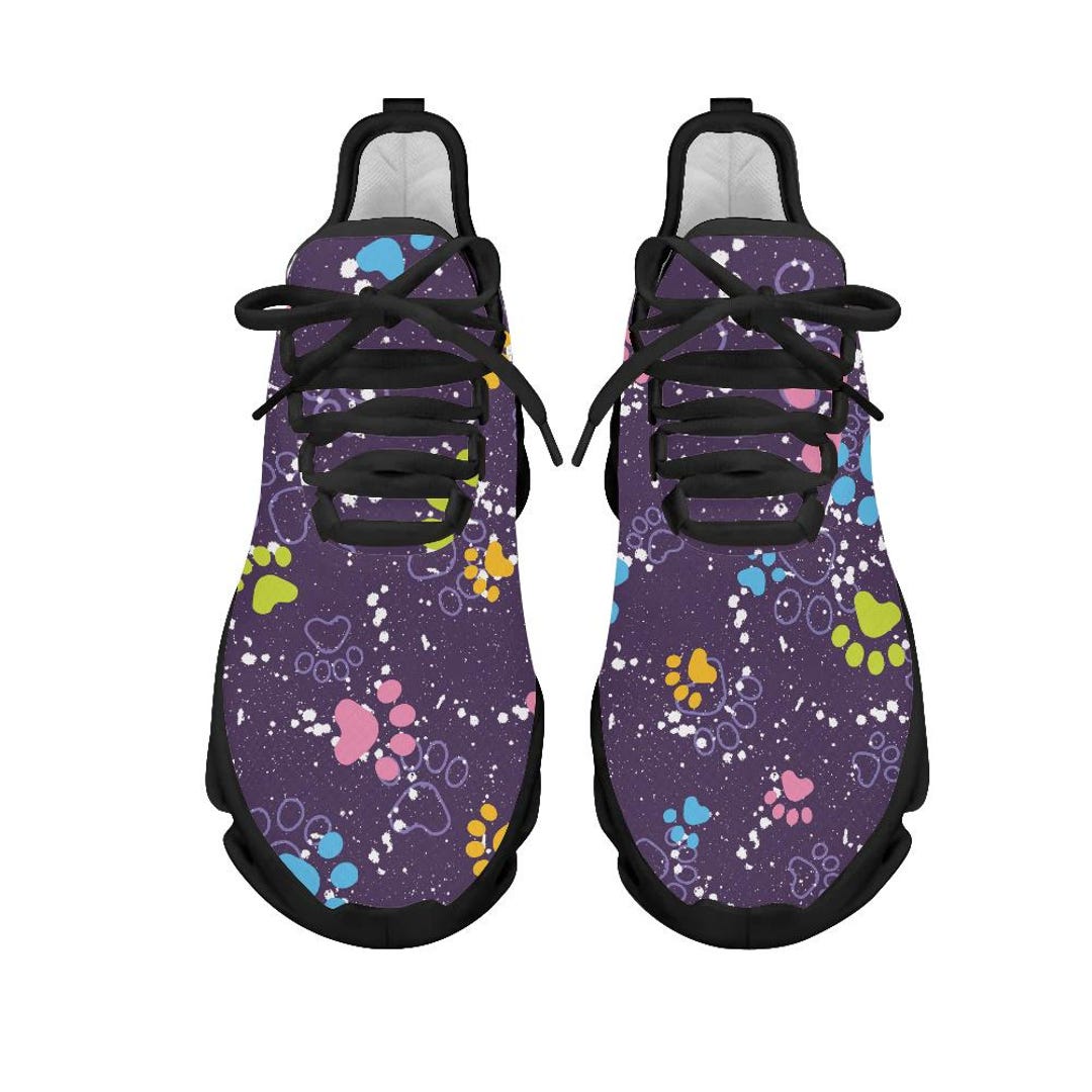 Custom Pet Personalization Dog Paw Shoes Sneakers, Dog Lover Shoes ...