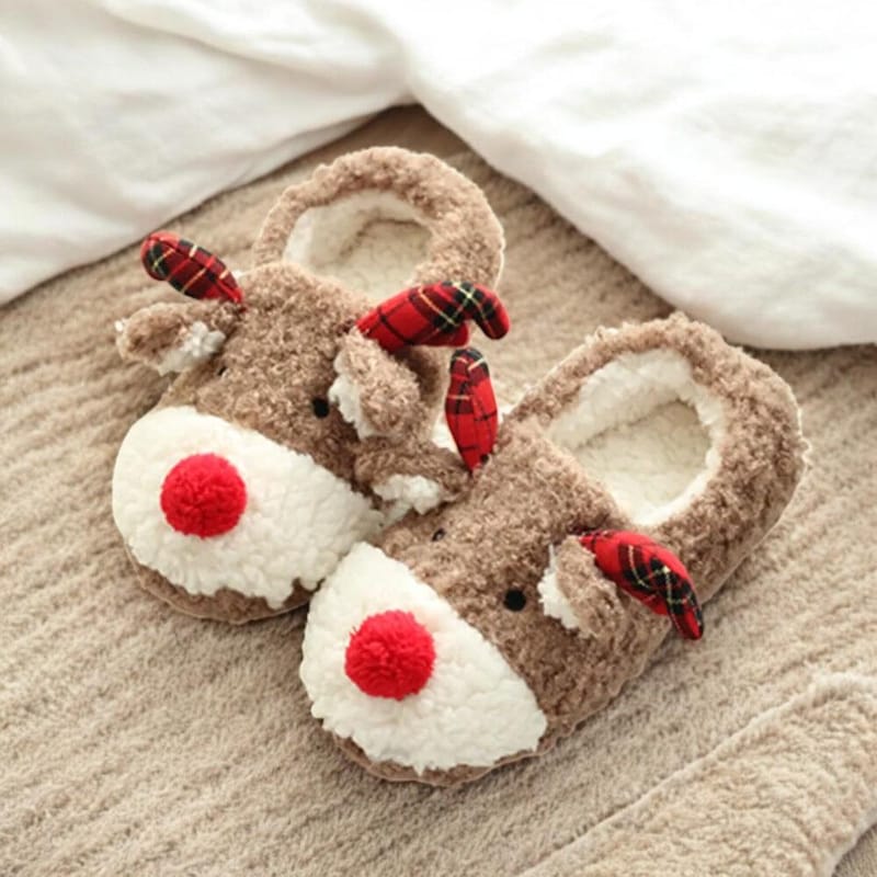 Christmas Slippers - Etsy