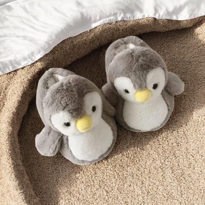 Animal Slippers - Etsy