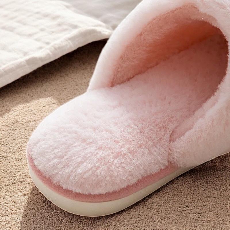 Cute Bunny Slippers | Soft Plush Rabbit Ear House Shoes | Warm Winter ...