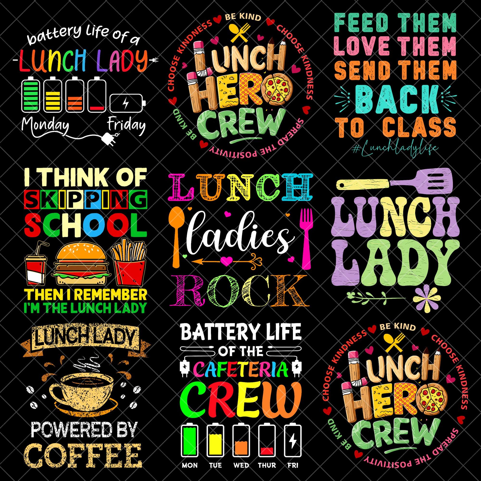 Lunch Lady Png Bundle, Cafeteria Crew Png, School Cafeteria Worker ...