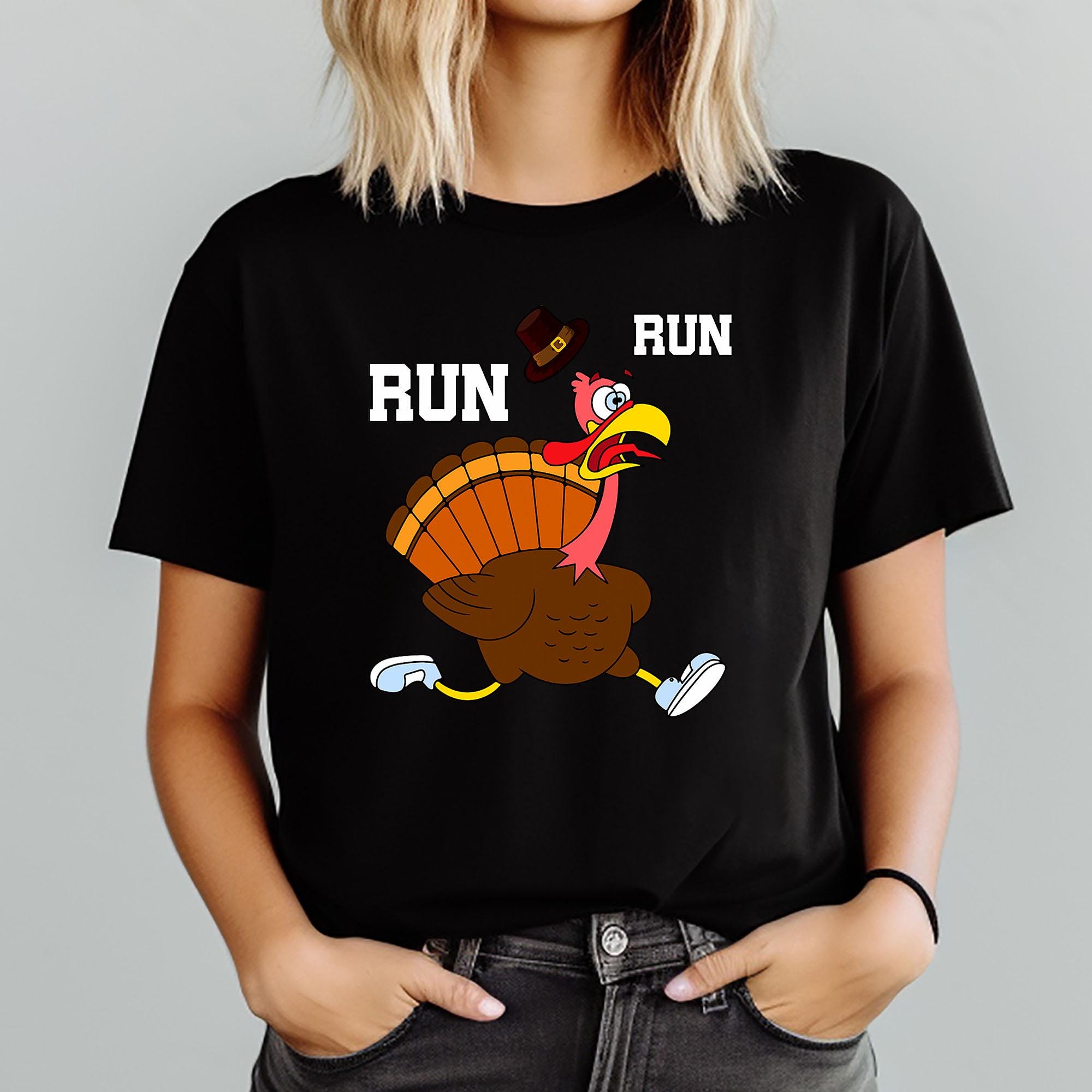 Turkey Trot Run PNG Bundle, Thanksgiving Turkey Run Shirt Design, Funny ...