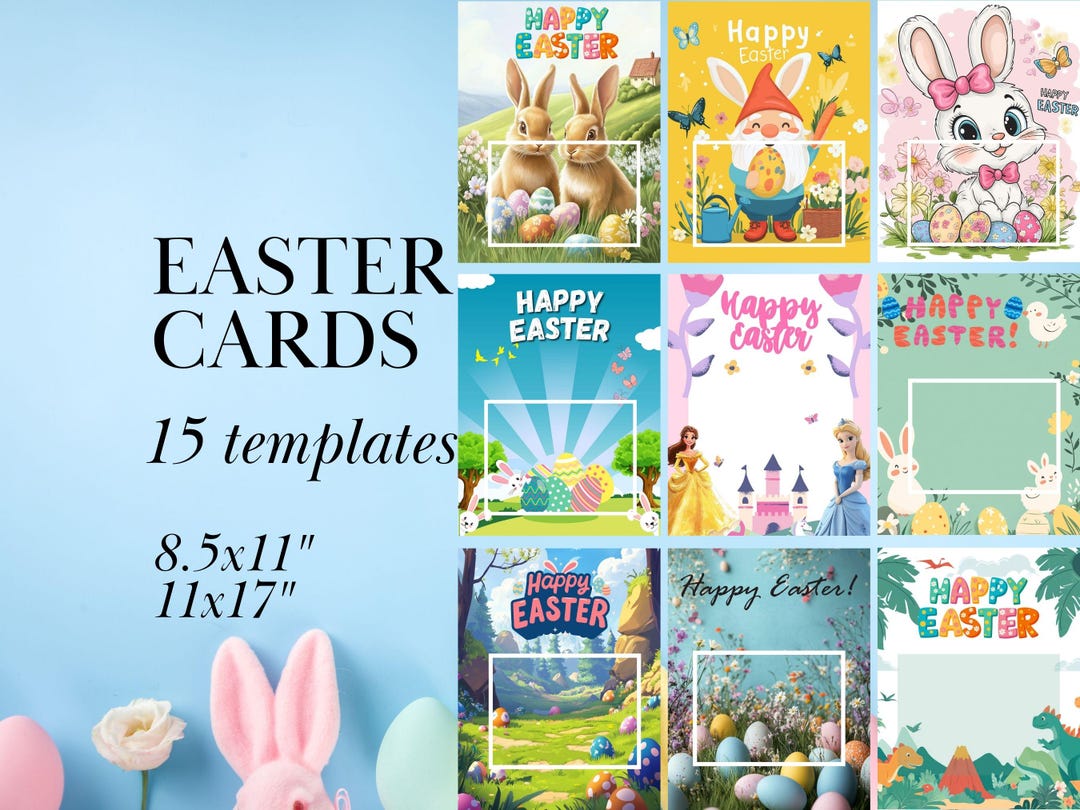 Jumbo Easter Card Template Printable Treat Holder Fun Easter Activity ...