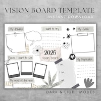 Student Vision Board, Student Vision Board Kit, New Yeargoal Setting ...