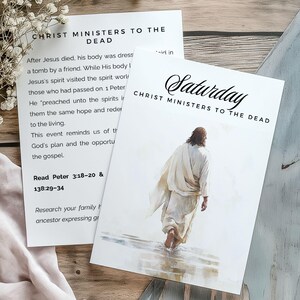 Holy Week Cards LDS Holy Week Easter Study Easter Week Printouts Easter ...