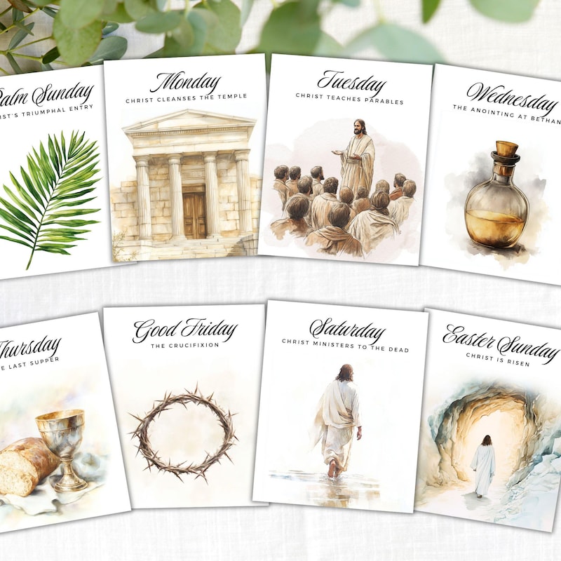 Easter Timeline Cards - Etsy