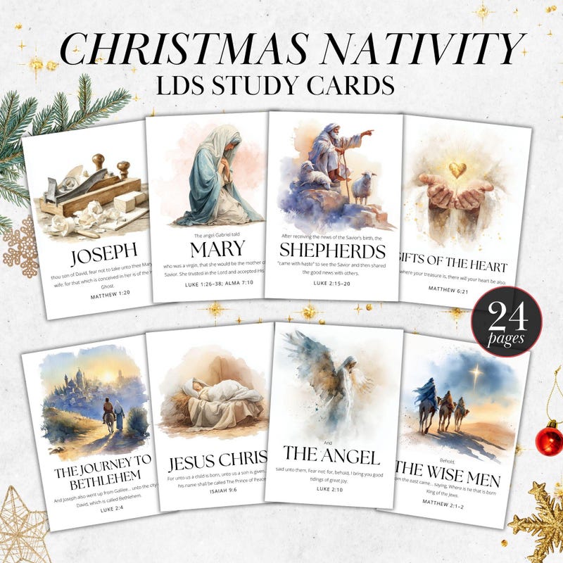 Christmas Clipart Lds - Etsy