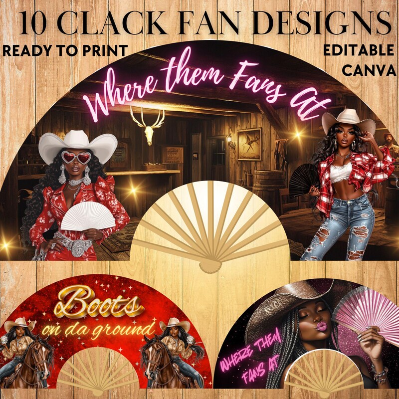 Sublimation Clack Fans - Etsy