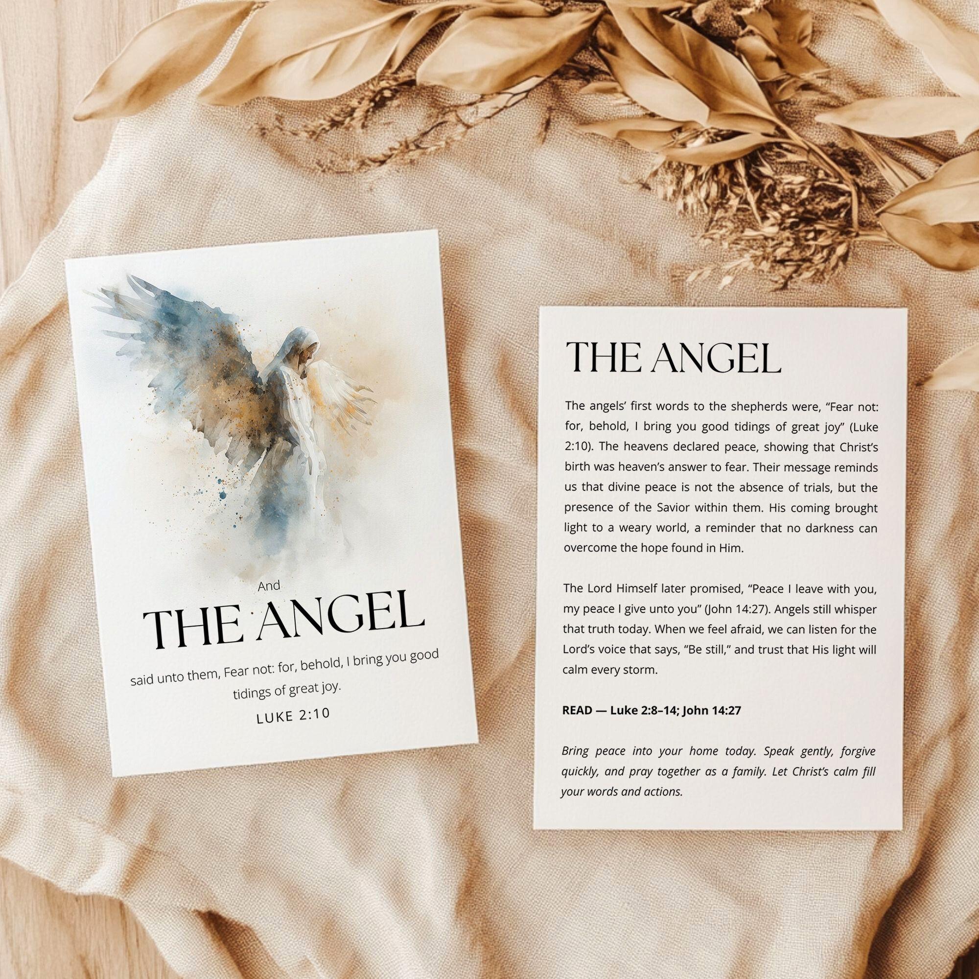 LDS Nativity Scripture Study Cards, 24 Christ-centered Bible Verse ...