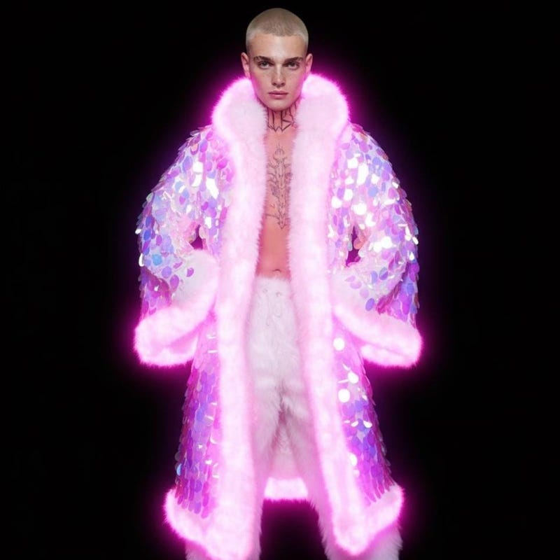 Led Fur Jacket - Etsy