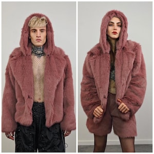 Green Faux Fur Joggers Ski Pants Shaggy Trousers Mountain Trip Bottoms ...