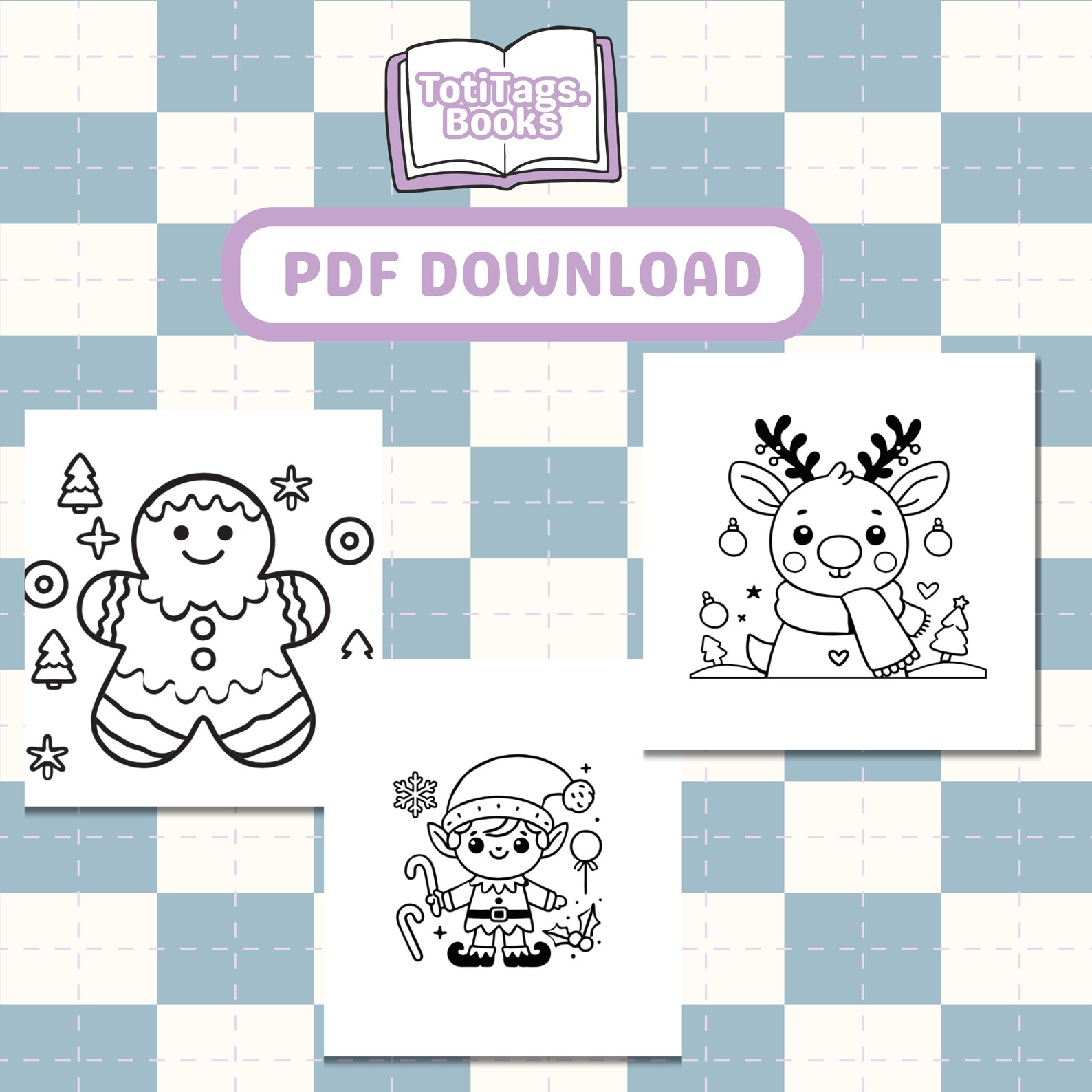 Christmas Joy Coloring Pages, 10 Magical and Festive Holiday Designs ...