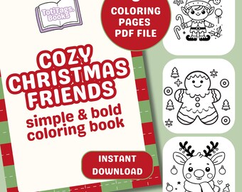 Christmas Magic Coloring Pages, 5 Festive and Fun Holiday Designs ...