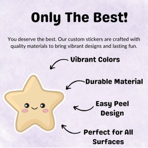 Happy Star Sticker - Cute Celestial Decal for Kids and Star Lovers ...