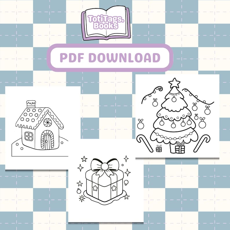Christmas Magic Coloring Pages, 5 Festive and Fun Holiday Designs ...