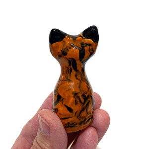 Tortie Gift, Cat Cake Topper, Tortoiseshell Cat Figurine, Handmade ...