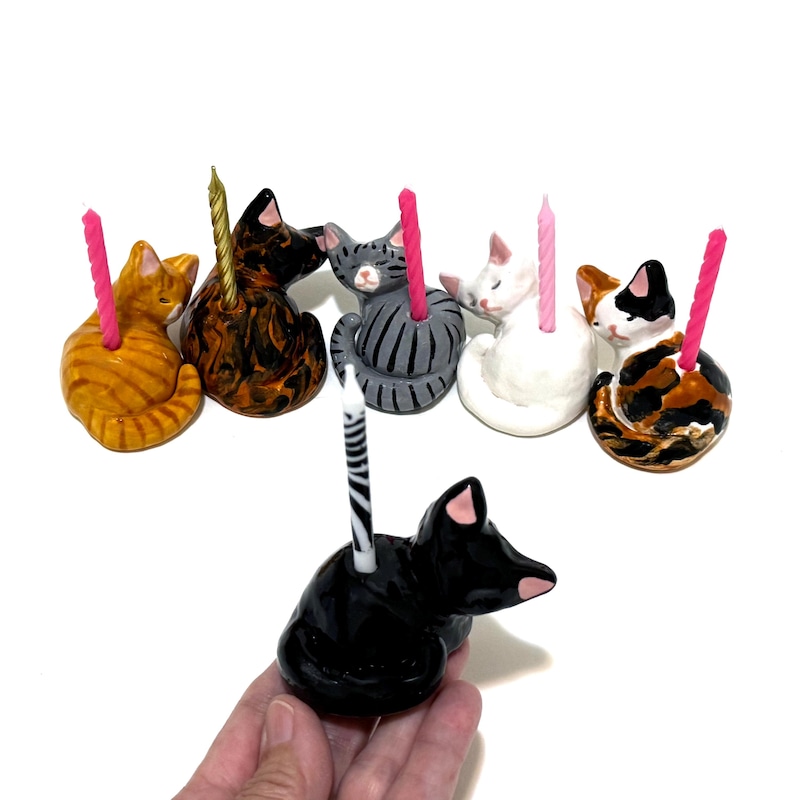 Cat Cake Topper - Etsy