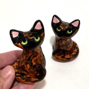 Tortoiseshell Cat Cake Toppers, Wedding Decor, Tortie Figurines ...