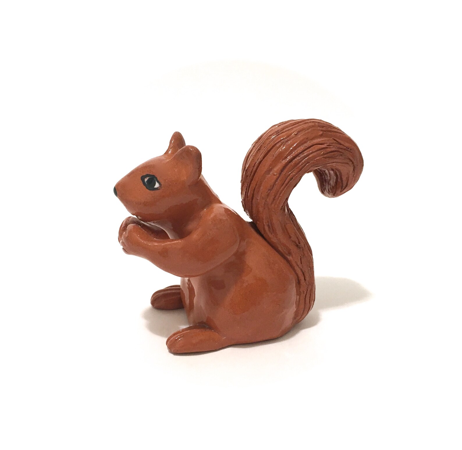 Squirrel Figurine Animal Cake Topper Woodland Creature - Etsy