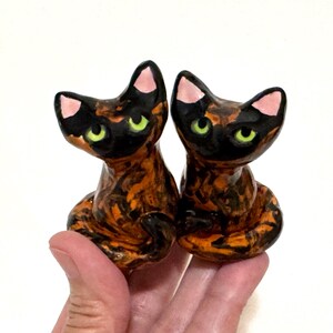 Tortoiseshell Cat Cake Toppers, Wedding Decor, Tortie Figurines ...