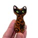 Tortie Gift, Cat Cake Topper, Tortoiseshell Cat Figurine, Handmade ...