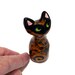 Tortie Gift, Cat Cake Topper, Tortoiseshell Cat Figurine, Handmade ...