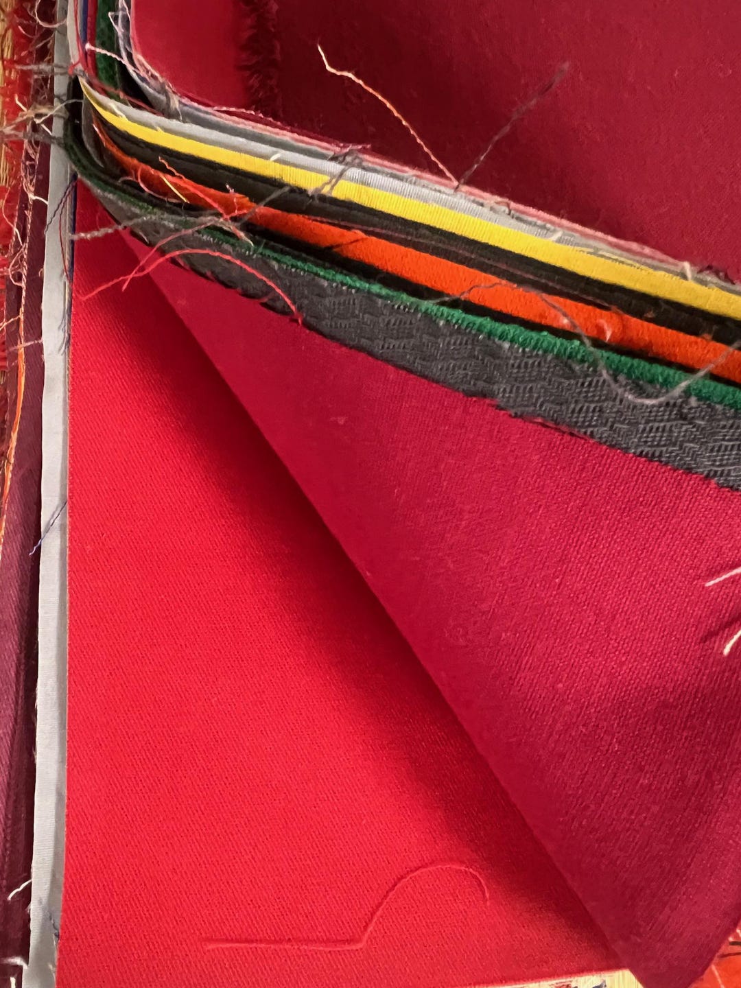 Pure Solid Fabric Scrap Bundle BY THE POUND Remnants Cut Offs 1st ...