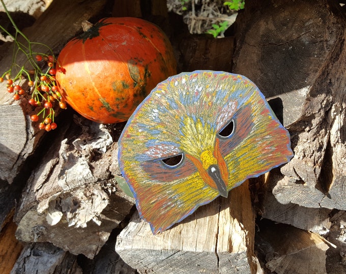 Hawk Mask - Etsy
