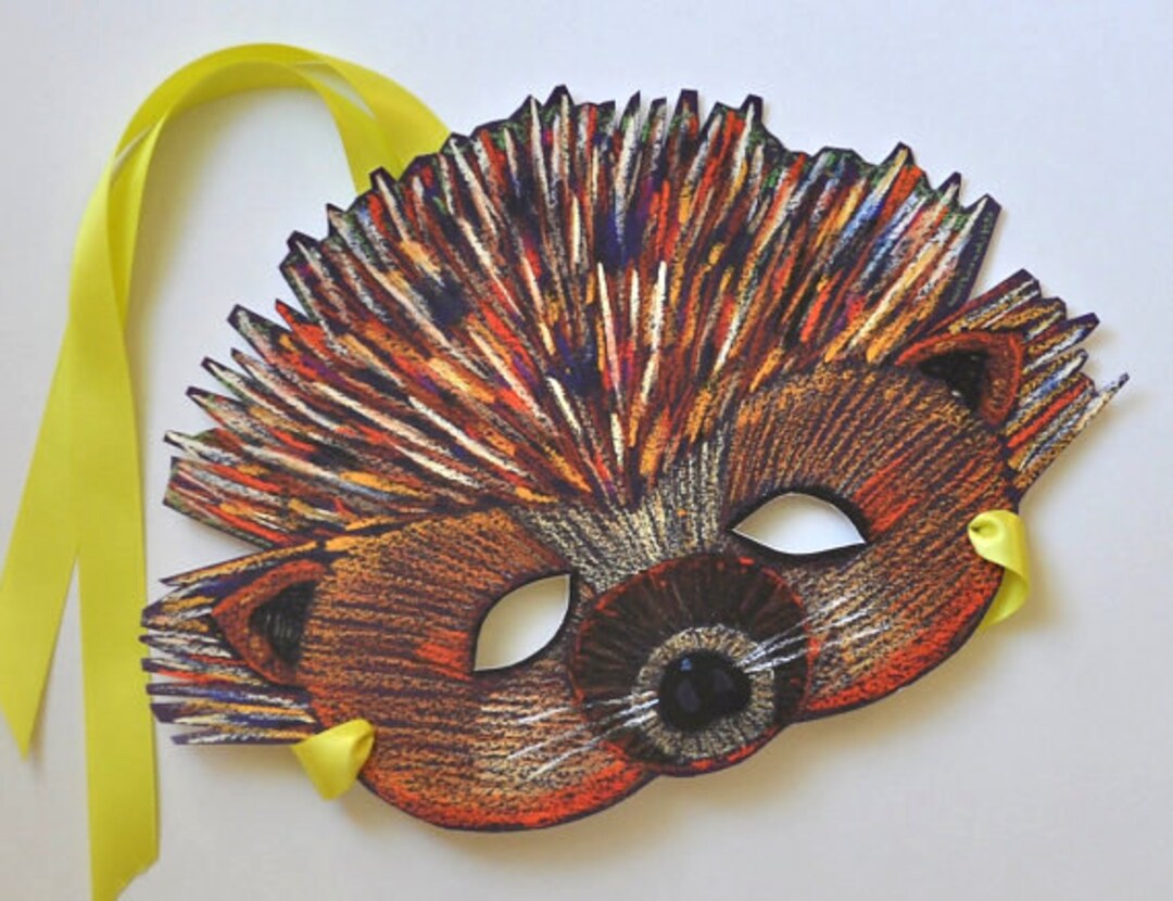 Porcupine Mask - Etsy