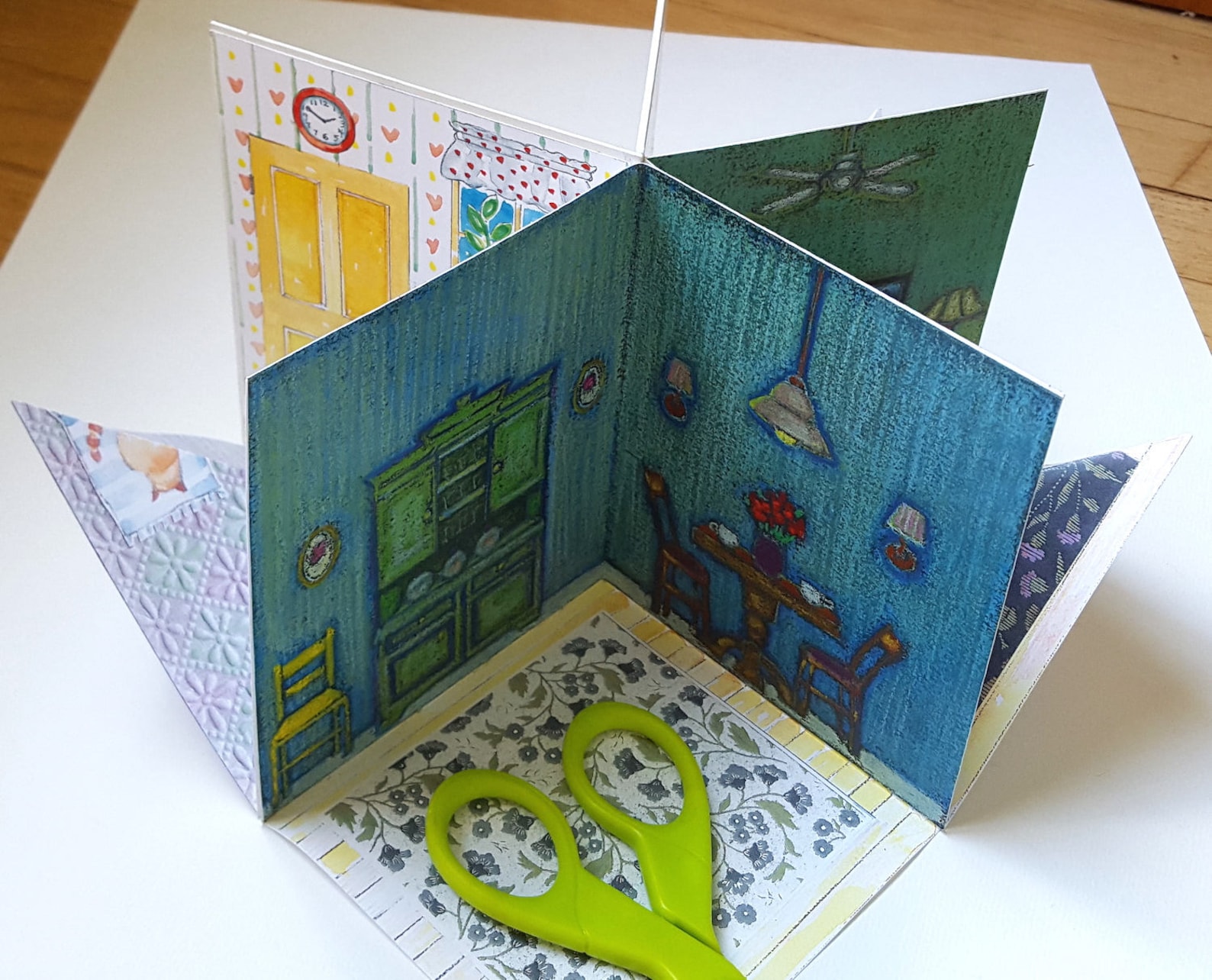 Dollhouse Book / 3D Folding House - Etsy