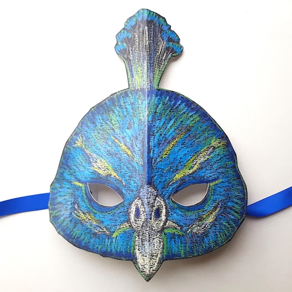 Peacock Mask - Etsy