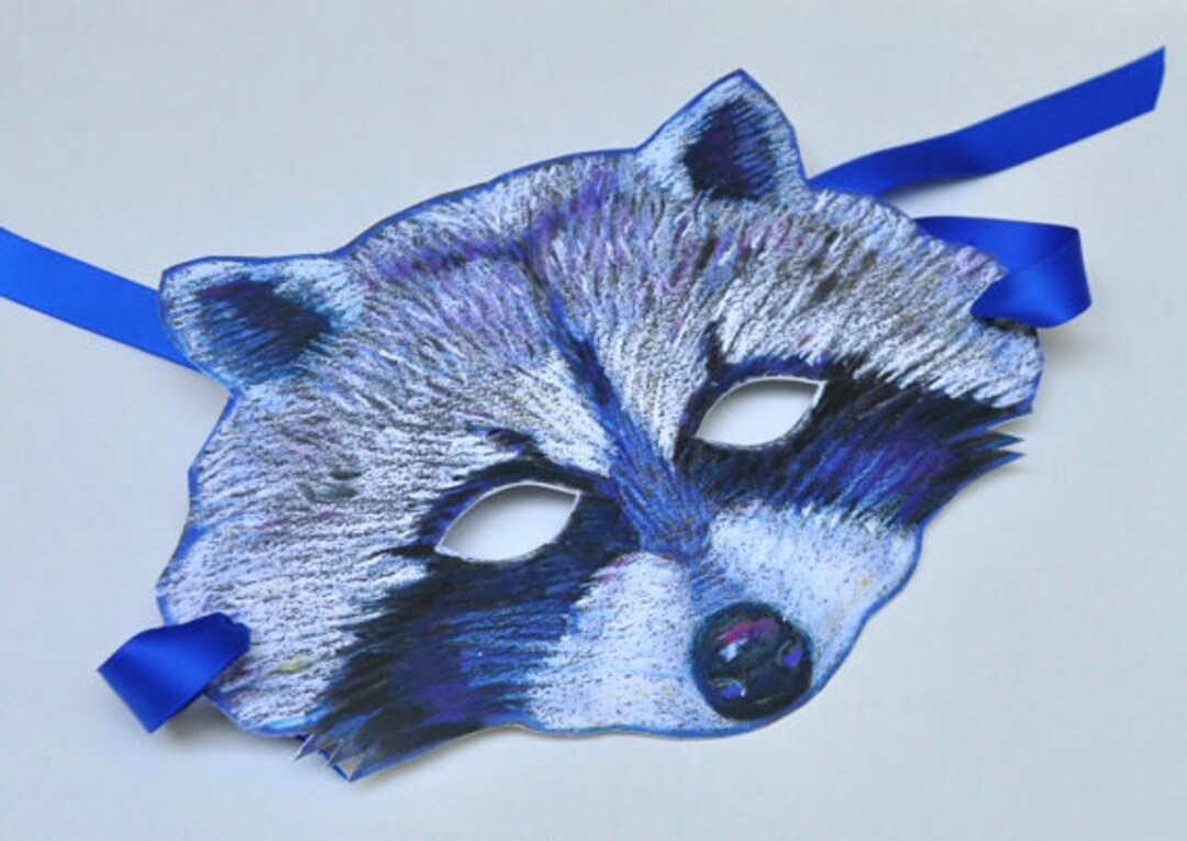 Raccoon Mask - Etsy
