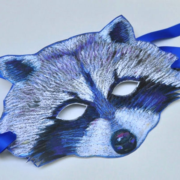 Raccoon Mask - Etsy
