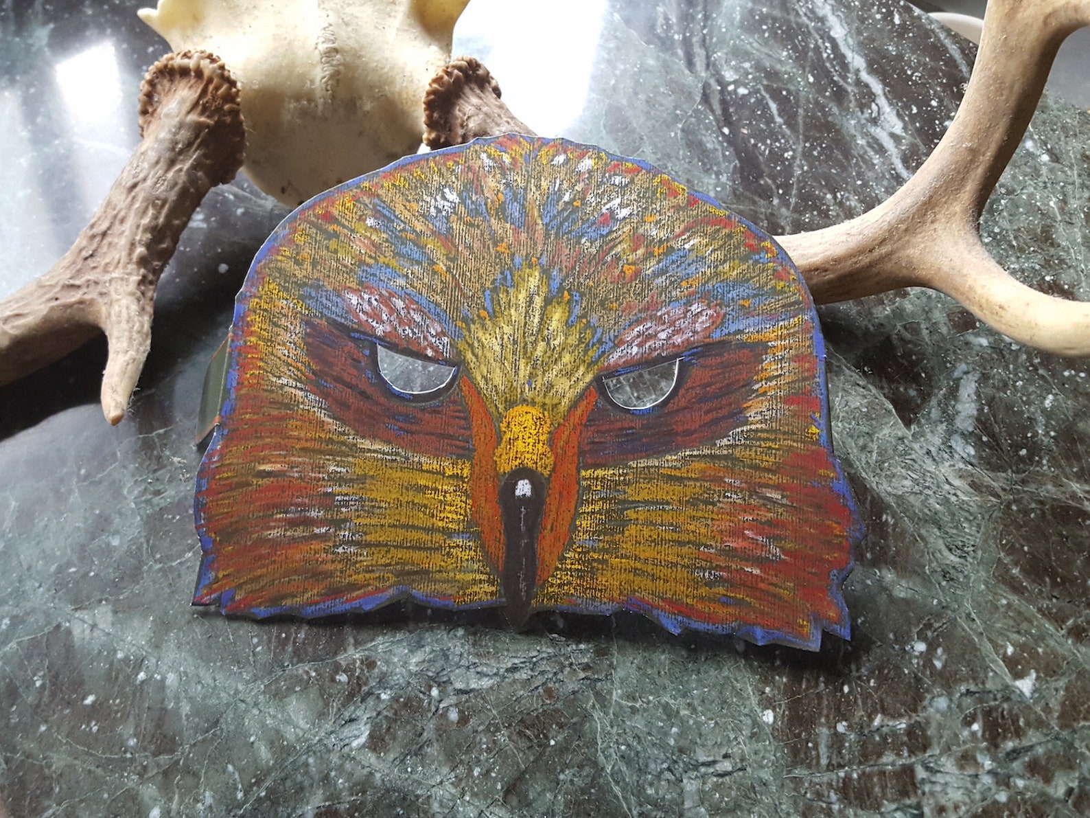 Hawk Mask - Etsy