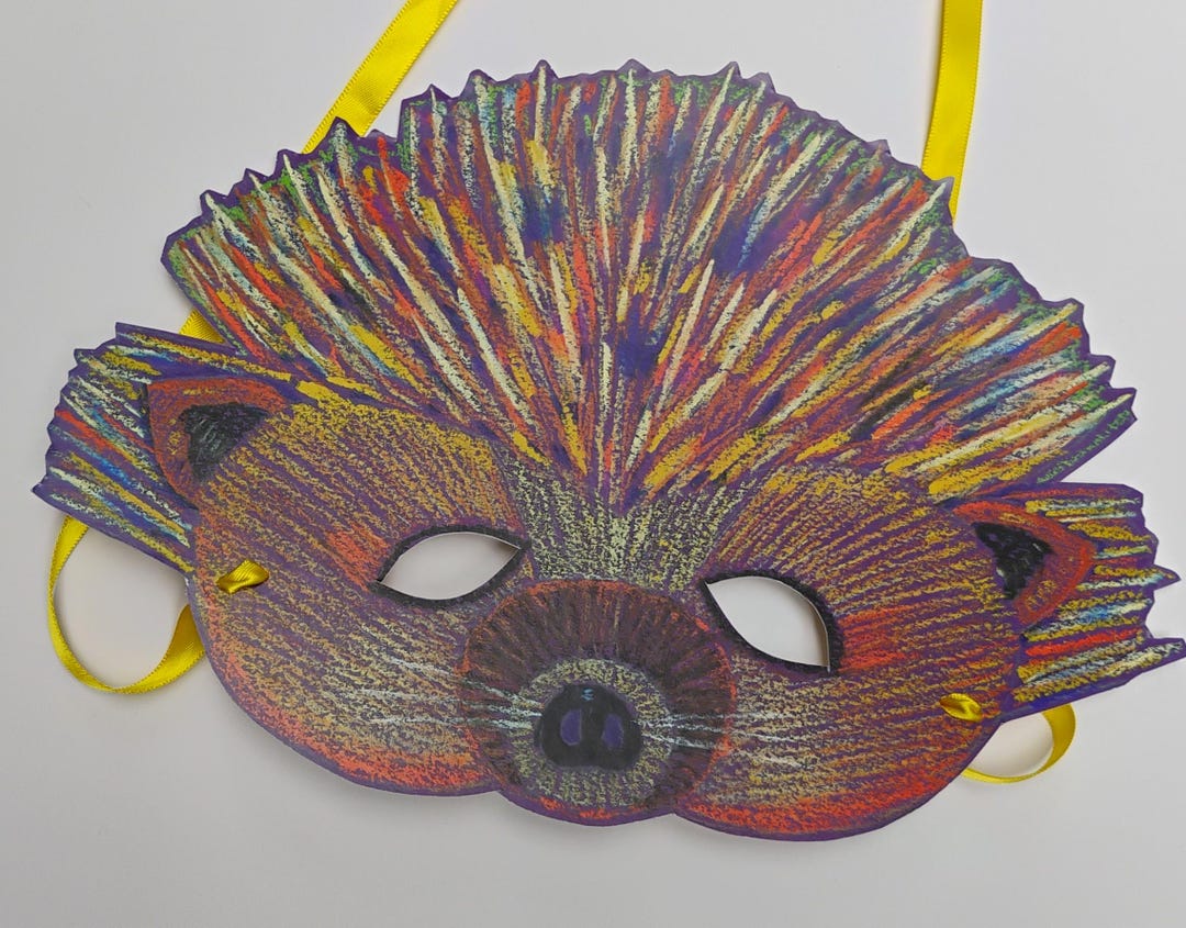 Porcupine Mask - Etsy