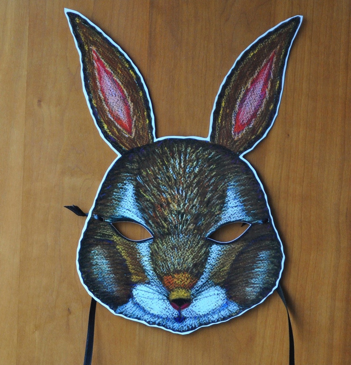 Rabbit Mask / Easter Bunny / Halloween Hare - Etsy