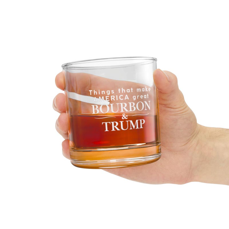 Trump Bourbon Glasses - Etsy